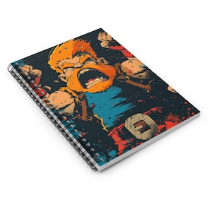 Brawl Stars Hero Spiral Notebook - Strong Hero Journal, Diary ...