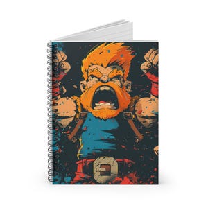 Brawl Stars Hero Spiral Notebook - Strong Hero Journal, Diary ...
