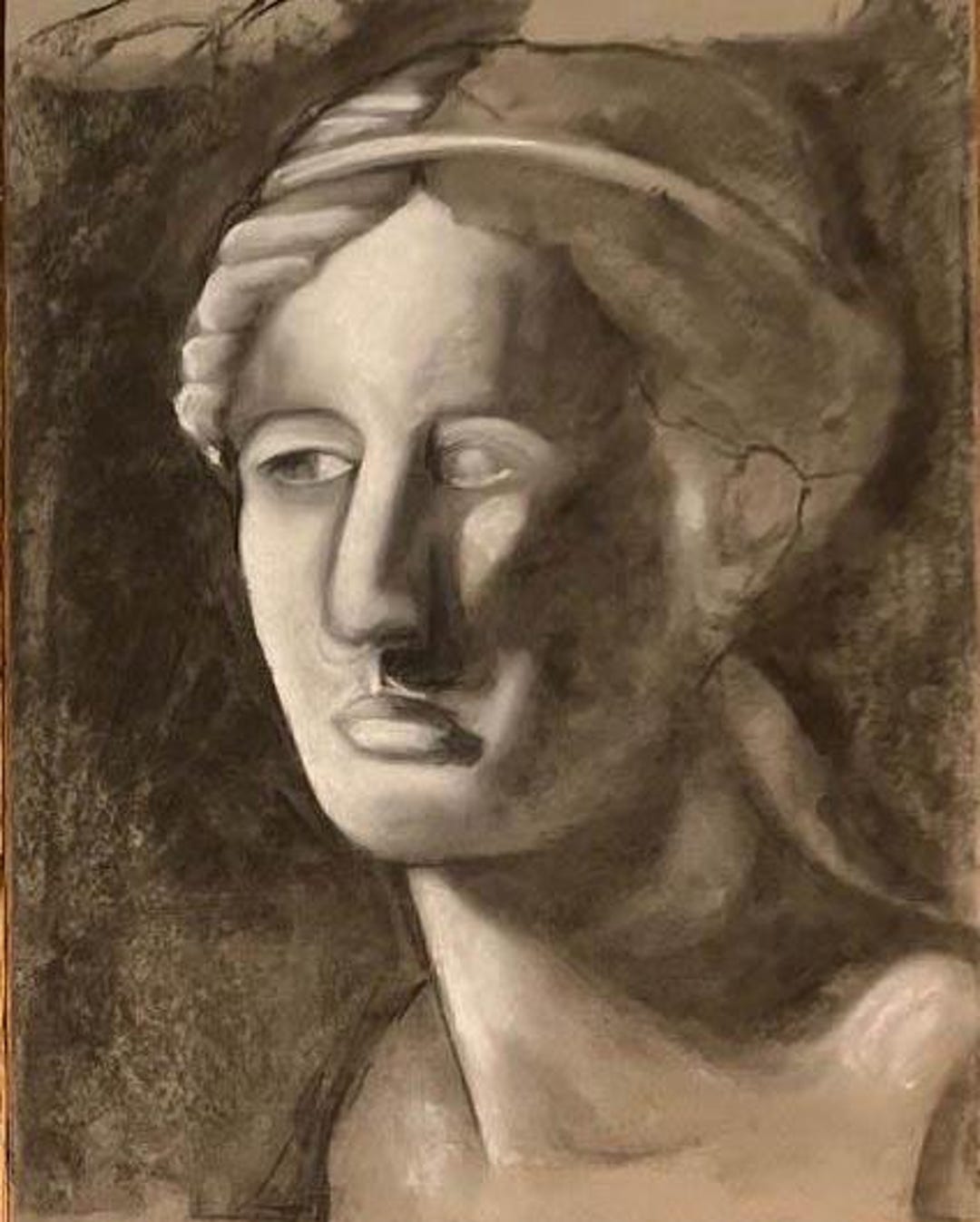 Portrait of Diana (plaster Cast Bust) - Etsy