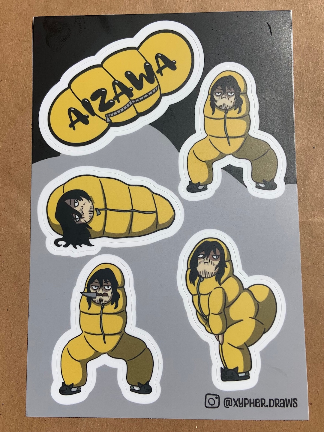 Gremlin Aizawa Sticker Sheet - Etsy