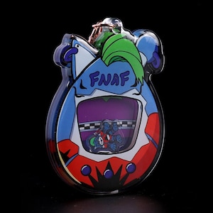Shaker FNAF Glamrock Roxy Tamagotchi Keychain - Etsy