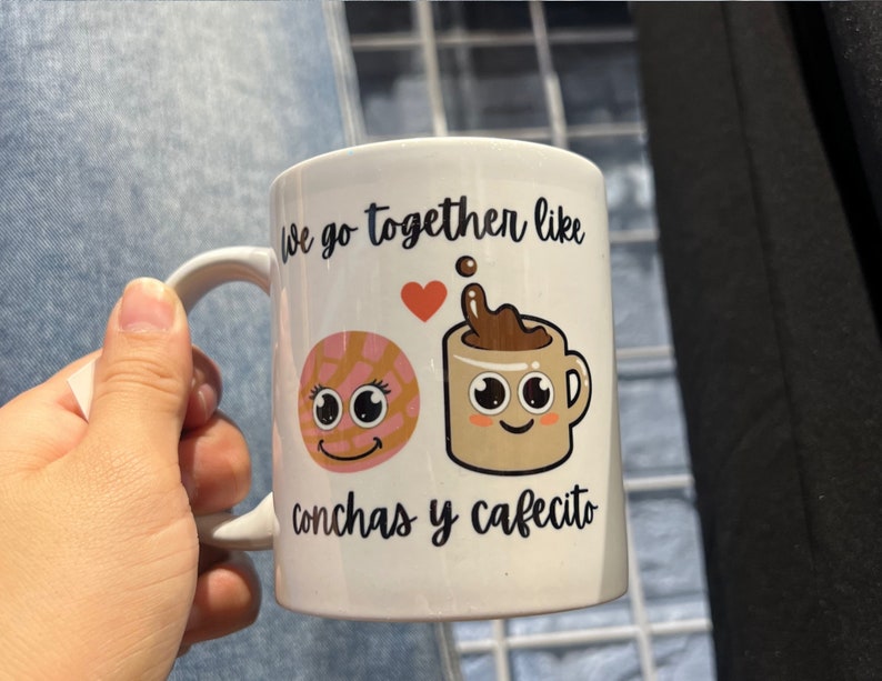 Conchas Y Cafecito Valentines Day (png, Svg, Jpg) Sublimation DTF ...