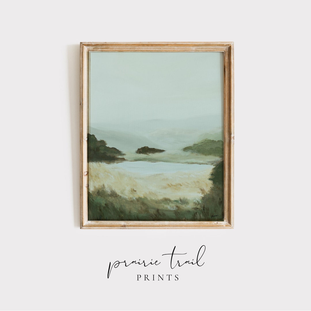 Beach Printable Art, Landscape Print, Cottage Wall Decor, Digital Art ...