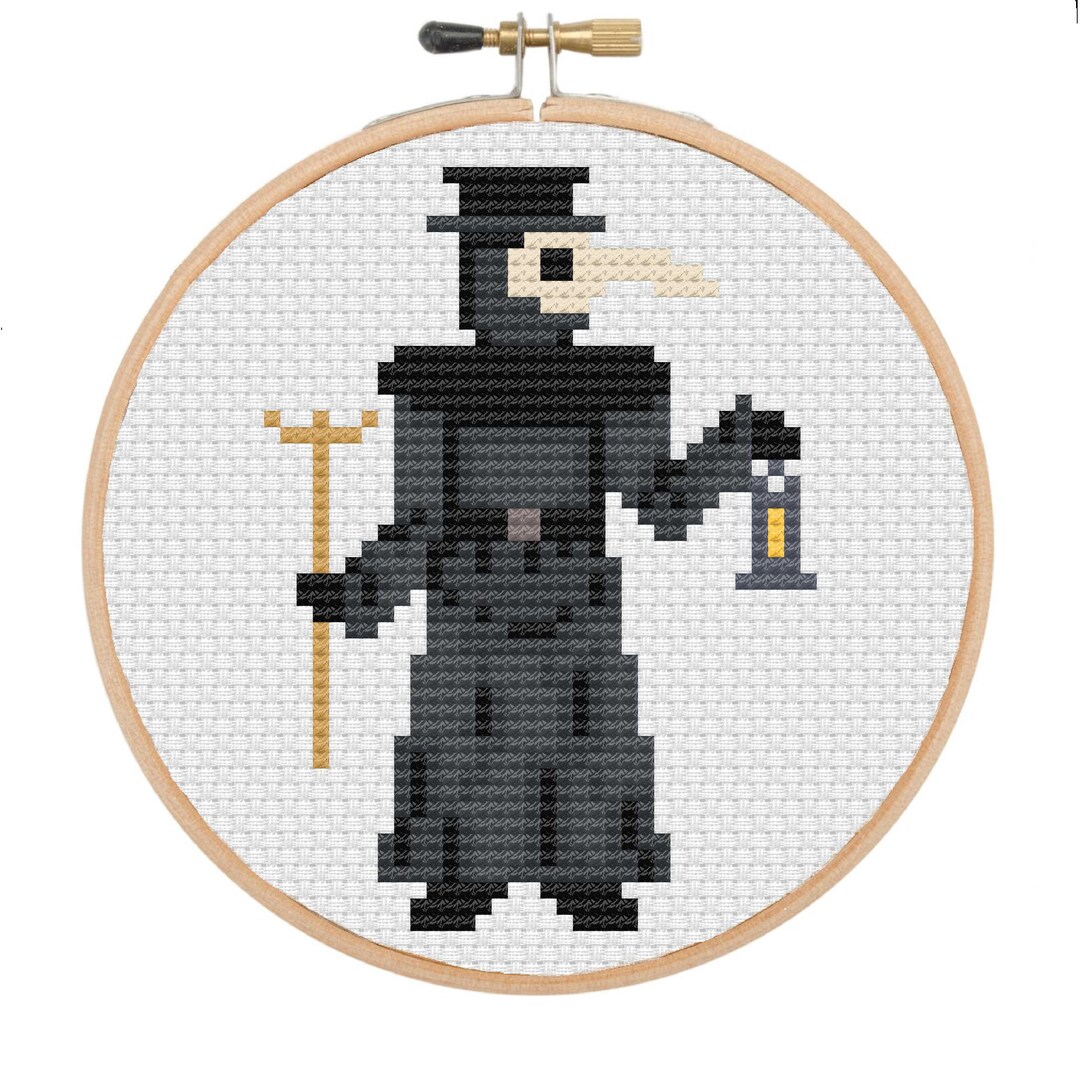 Mini Plague Doctor Cross Stitch Pattern PDF - Etsy