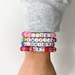Pack of 2, 5, or 10 Eras Friendship Bracelets, Eras Outfit, Stocking ...