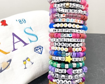 Set of 5 Eras Tour Friendship Bracelets - Etsy