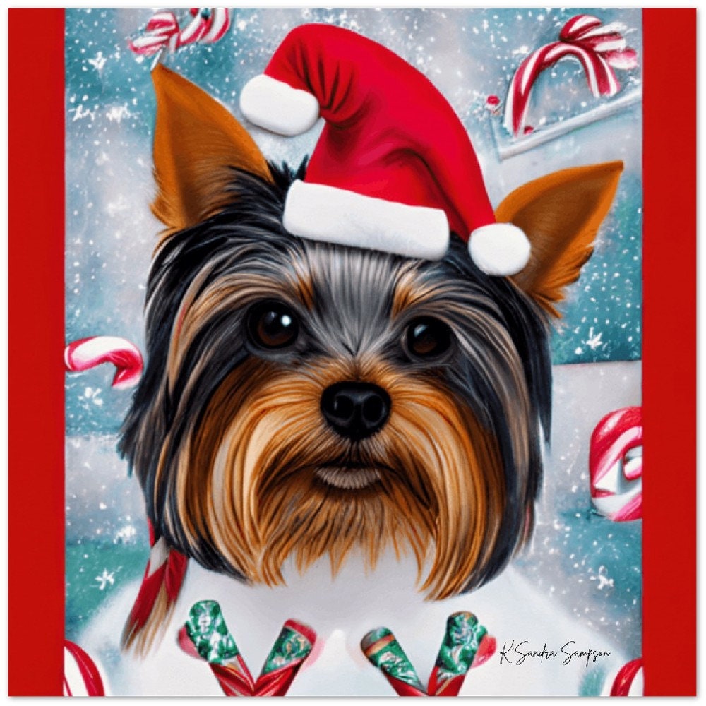 Merry Christmas Yorkie