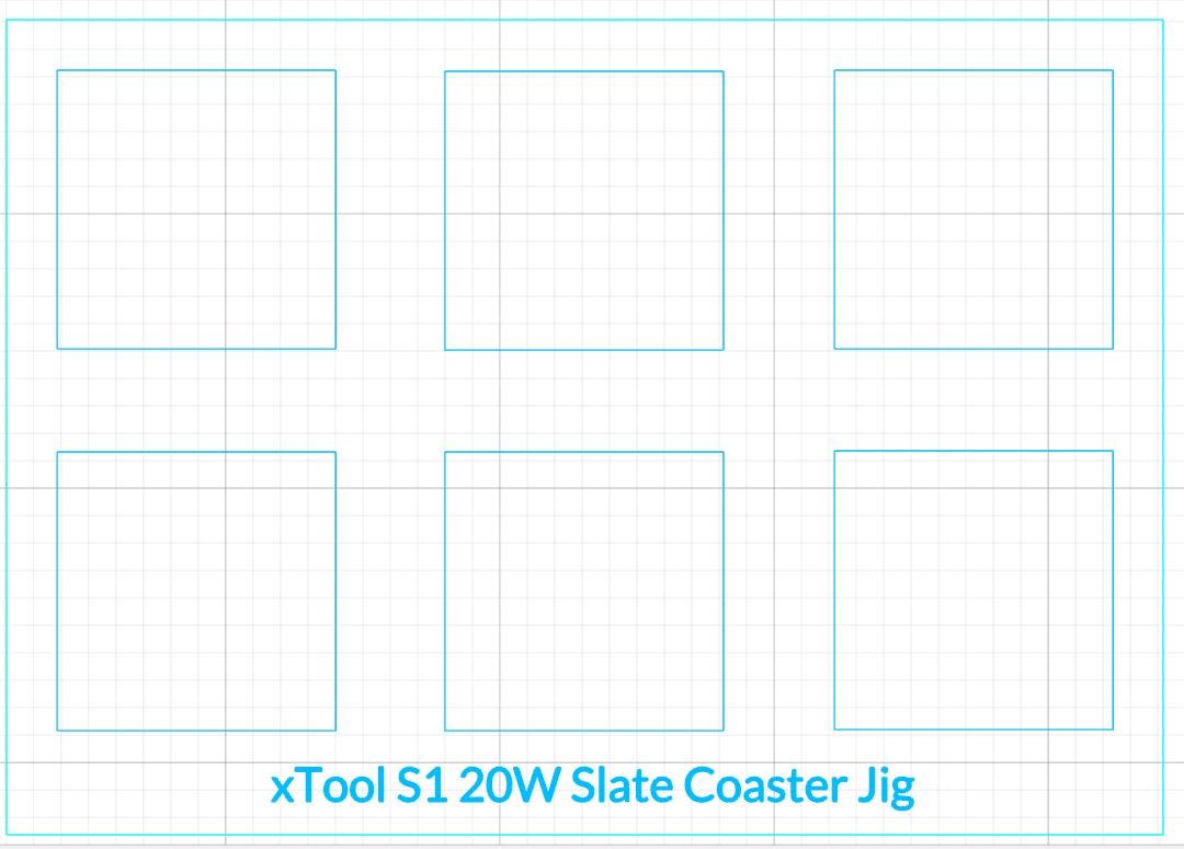 Xtool S1 20W Slate Coaster Jigs (XCS) - Etsy