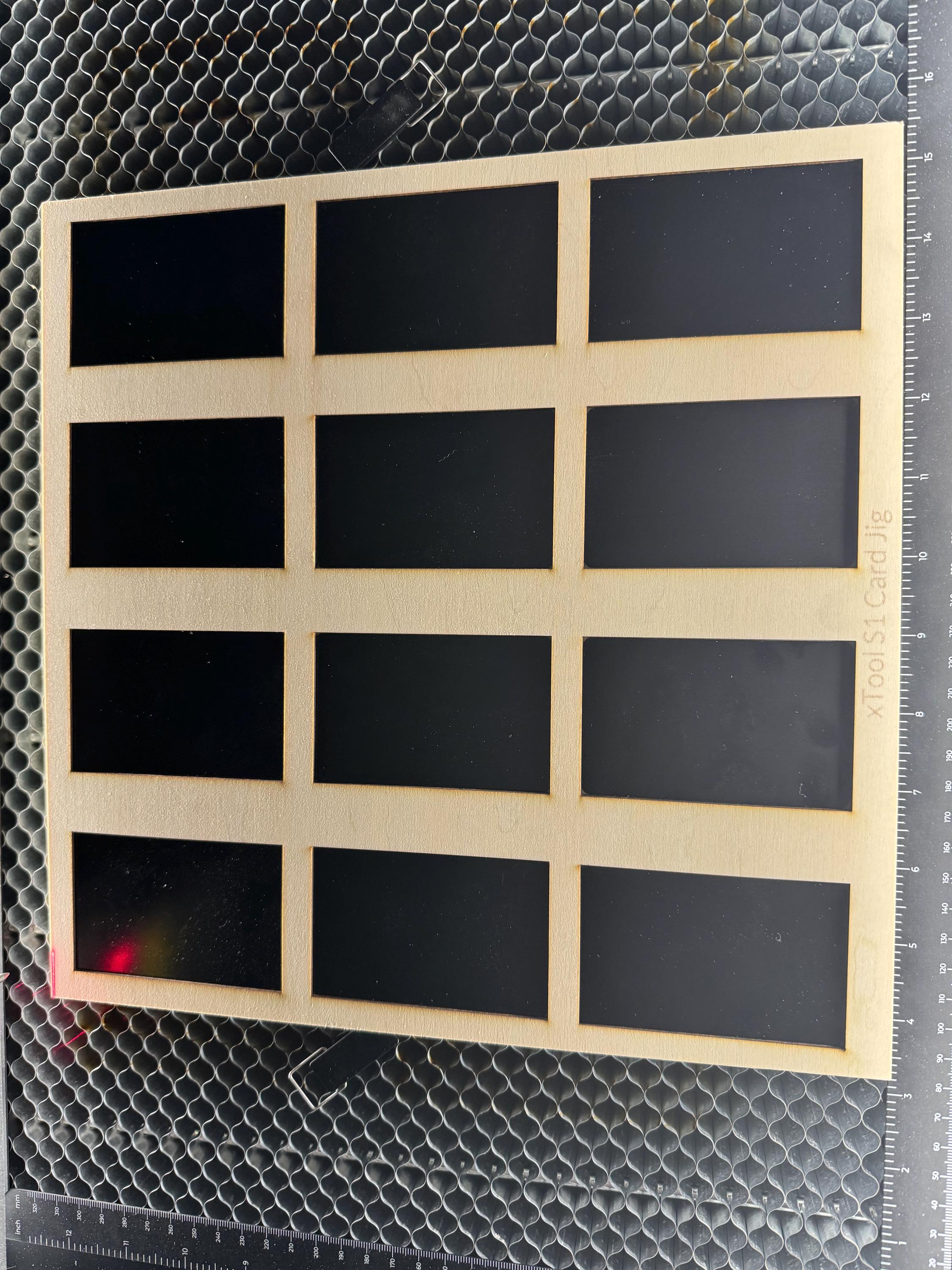 Business Card Jig (xtool S1 20W) - Etsy