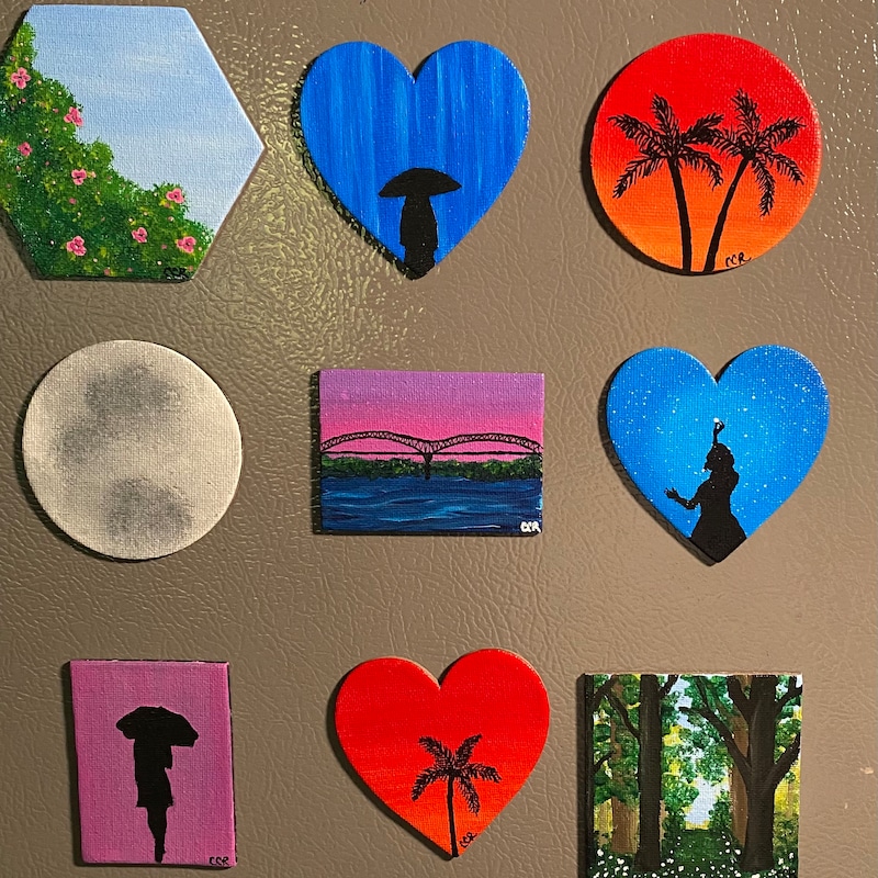 Canvas Magnets - Etsy