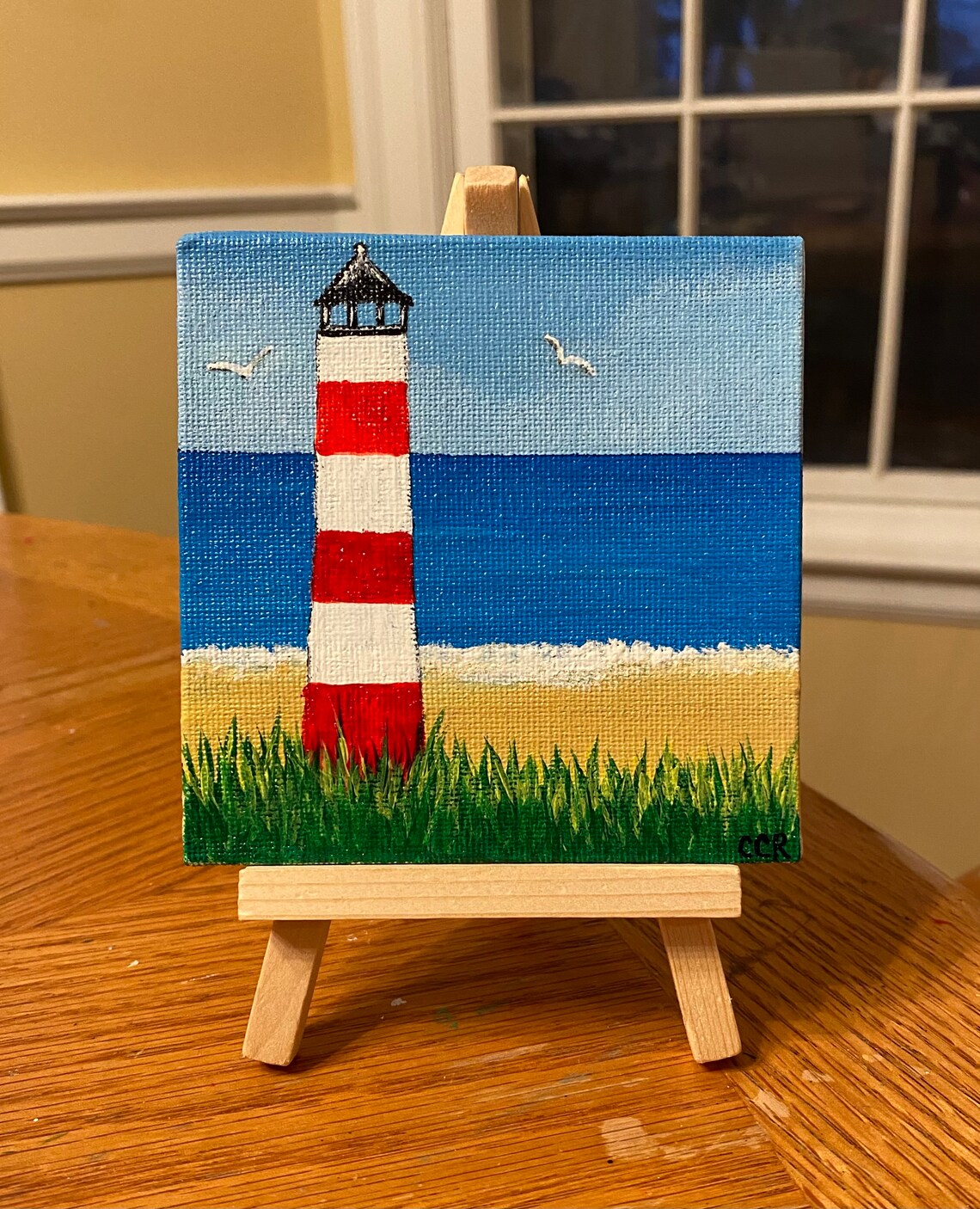 Lighthouse on the Beach - Etsy
