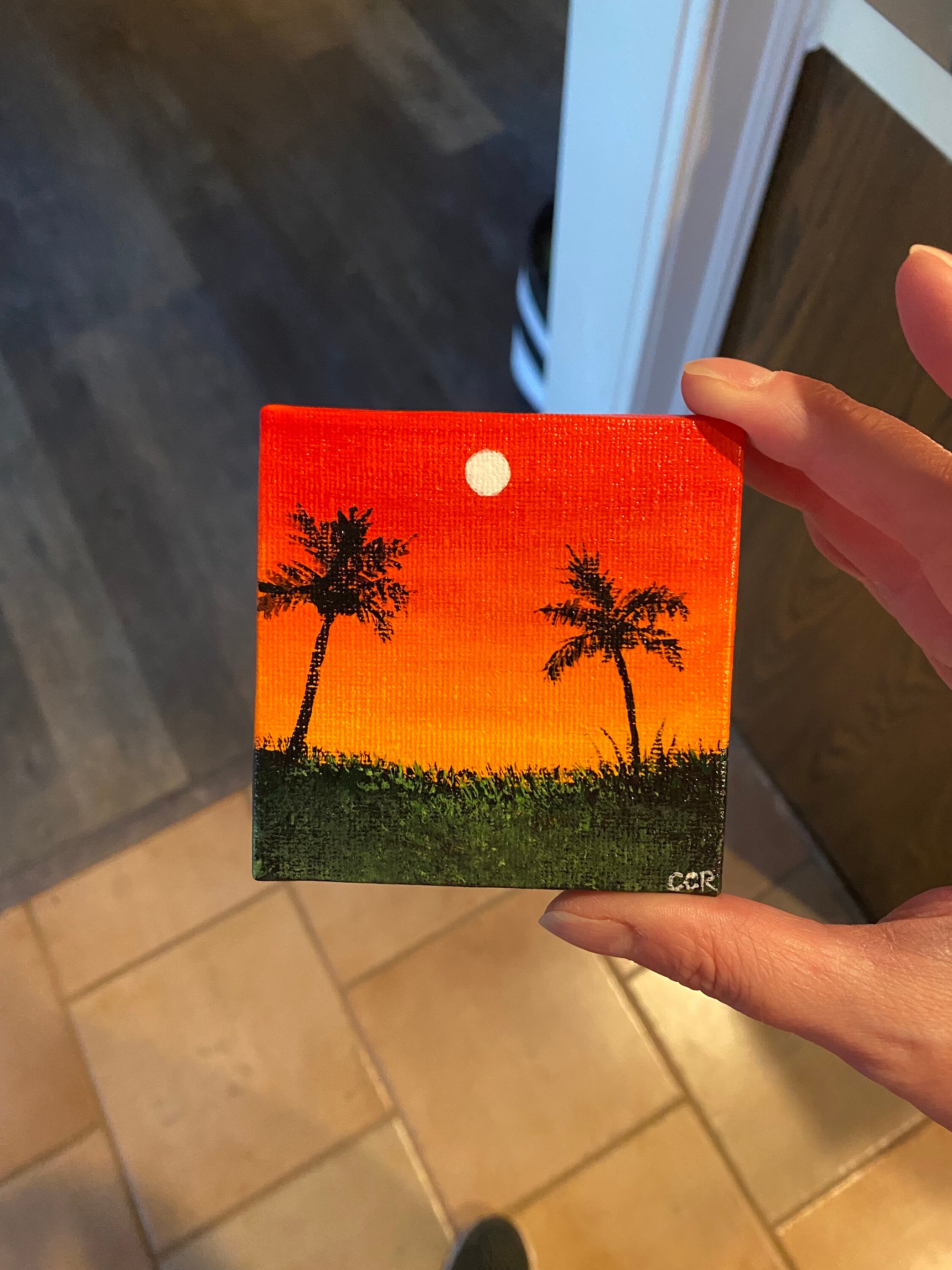 Mini Sunset Palms - Etsy