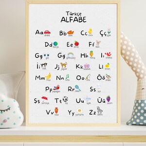 Turkish Alphabet, Türkçe Alfabe, Alphabet Design, ABC Alphabet, Alfabe ...