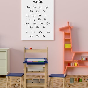 Turkish Alphabet, Türkçe Alfabe, Alphabet Design, ABC Alphabet, Alfabe ...