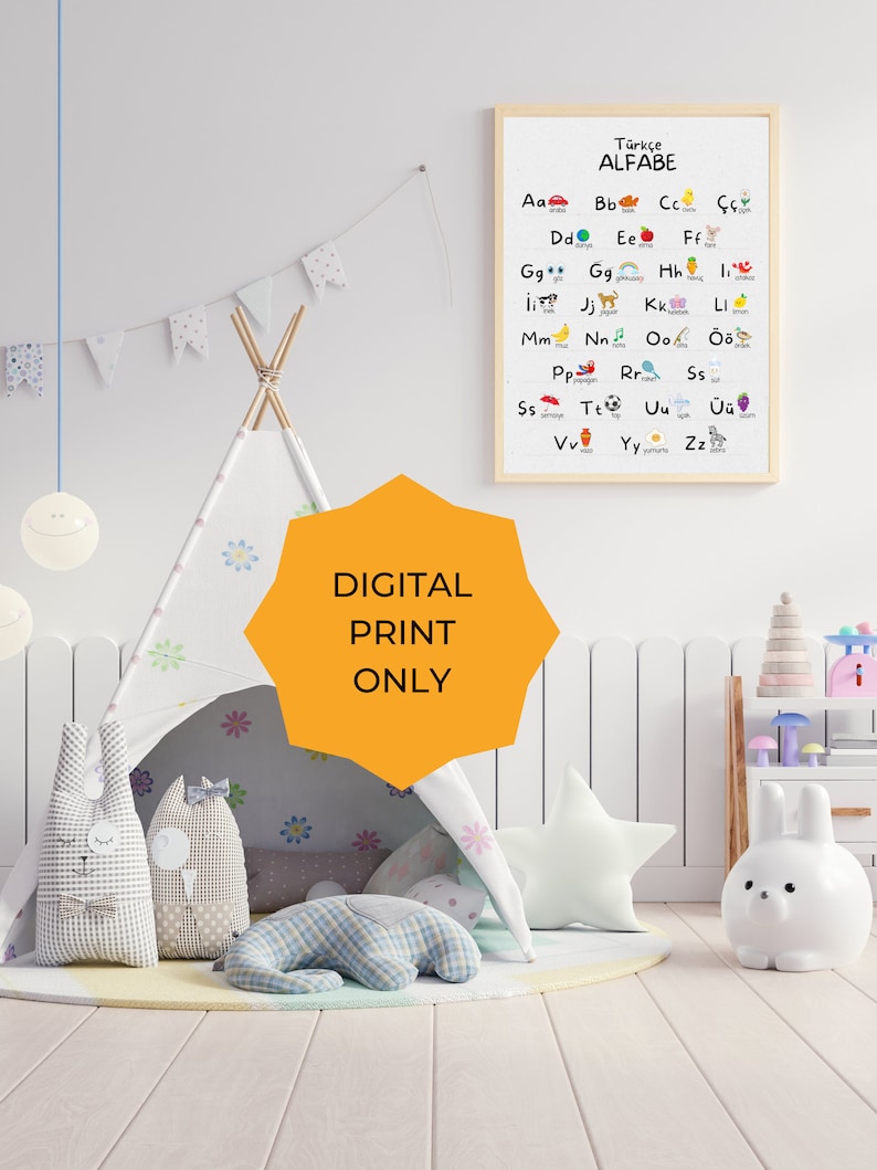 Turkish Alphabet, Türkçe Alfabe, Alphabet Design, ABC Alphabet, Alfabe ...