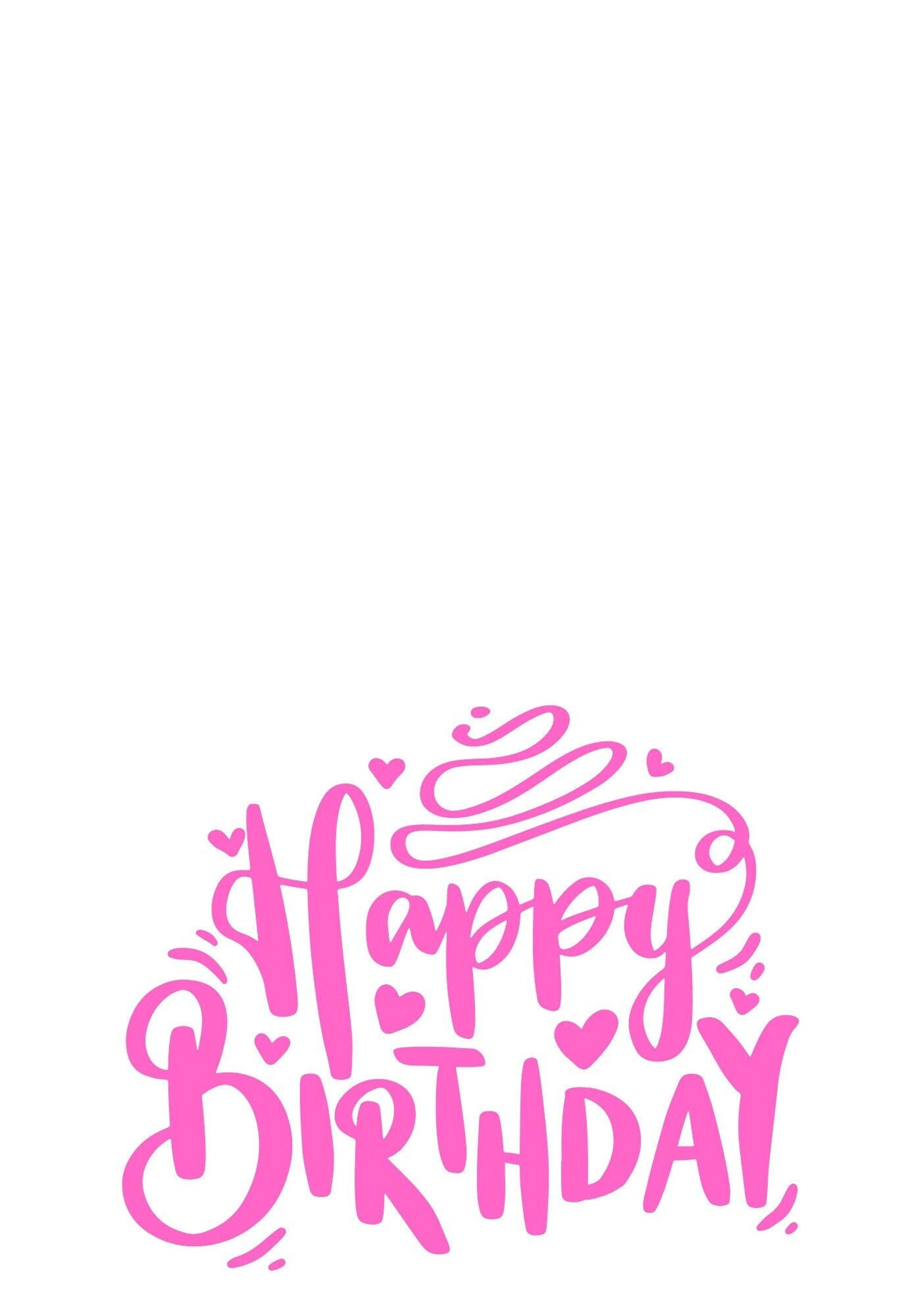 Printable Happy Birthday Card - Etsy