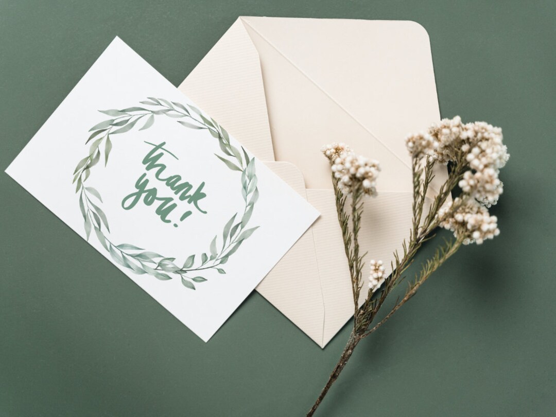 Printable Thank You Card - Etsy
