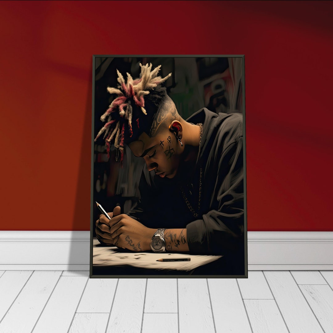 Xxxtentacion X emotional Journey UNIQUE Metal Framed Matte Poster - Etsy UK