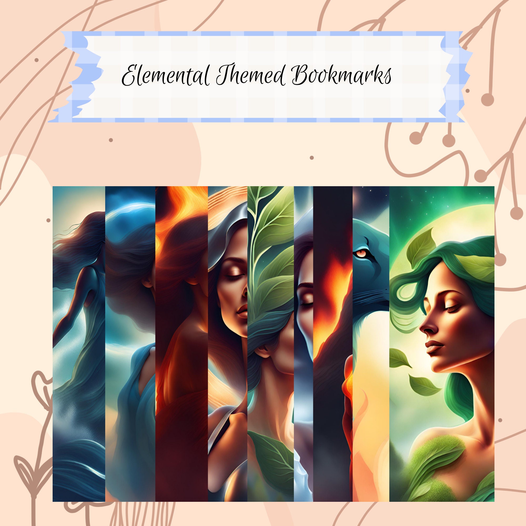 Digital Printable Bookmarks - Etsy