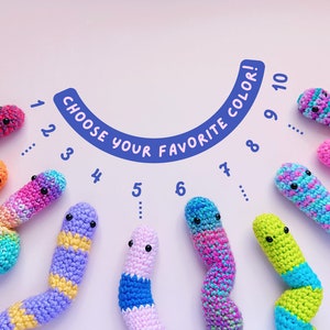 Crochet Worm Witch With Extras, Bendable Plushie With Accessories and ...
