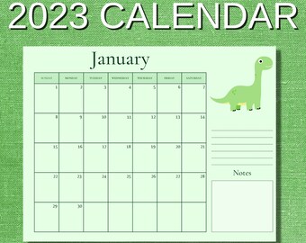 Dinosaur Monthly Printable - Etsy