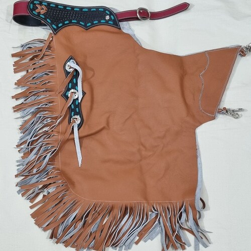 Custom Made Suede Leather Western Chinks / Chaps Soft Quality - Etsy