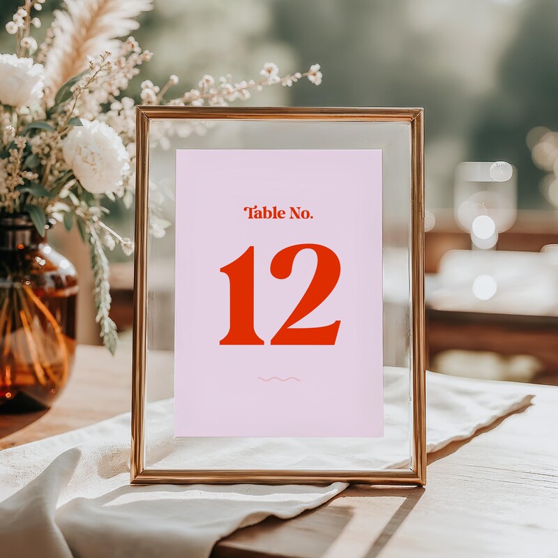 Vintage Table Number - Etsy