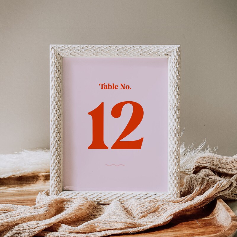 Vintage Table Number - Etsy