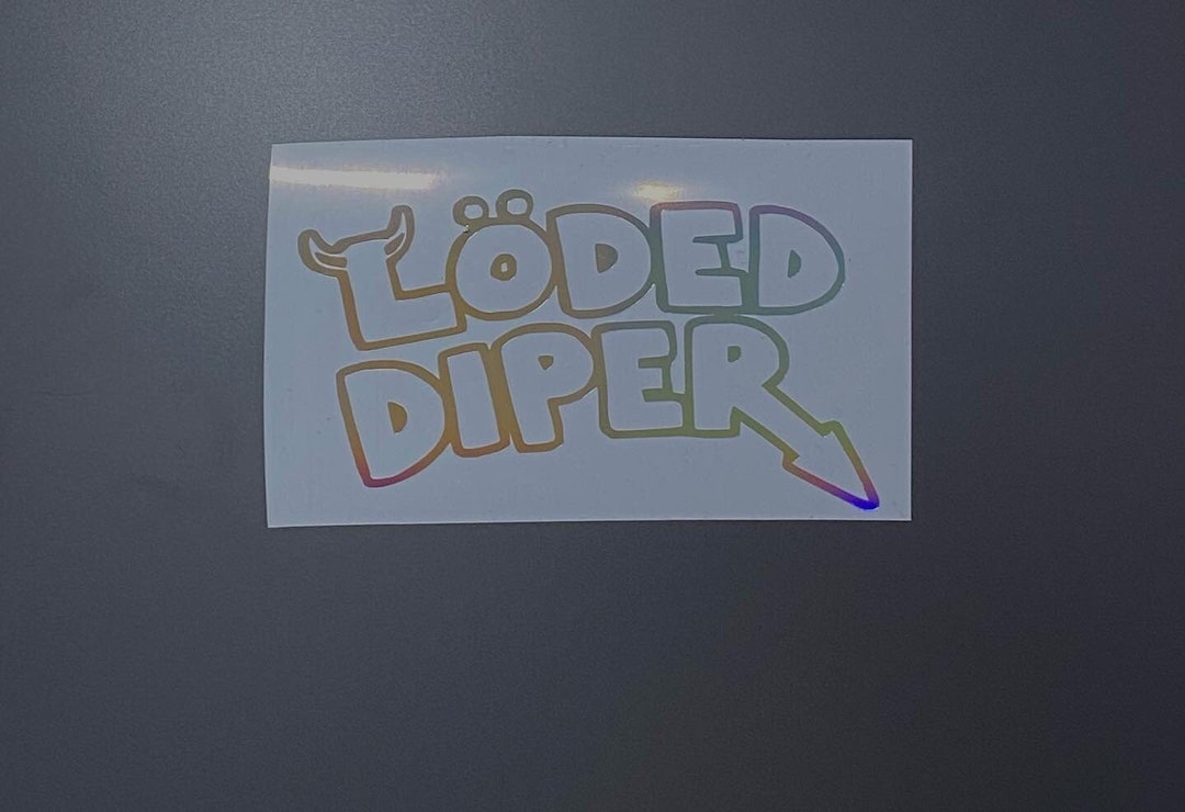 Diary of a Wimpy Kid Decal Loaded Diaper Vinyl Decal - Etsy