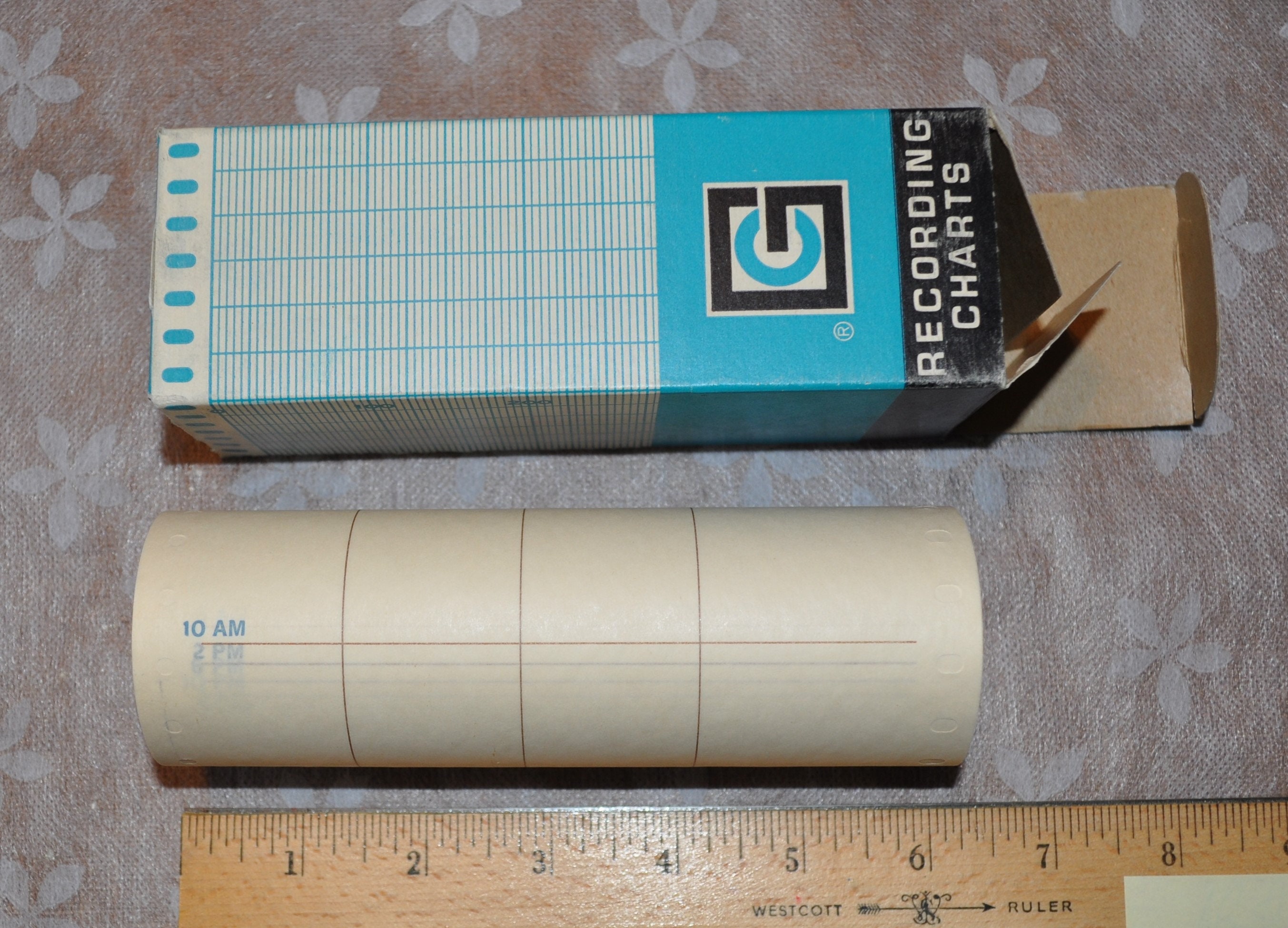 Charts Incorporated 6-inch Roll of Chart Paper for Use in Vintage ...