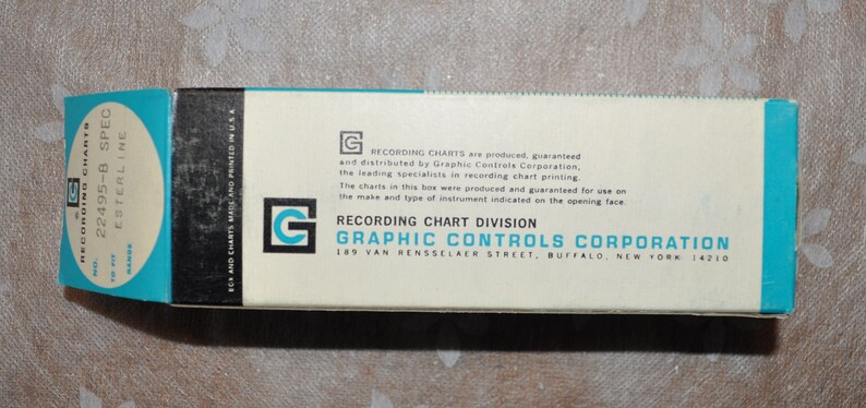 Charts Incorporated 6-inch Roll of Chart Paper for Use in 1940's to ...