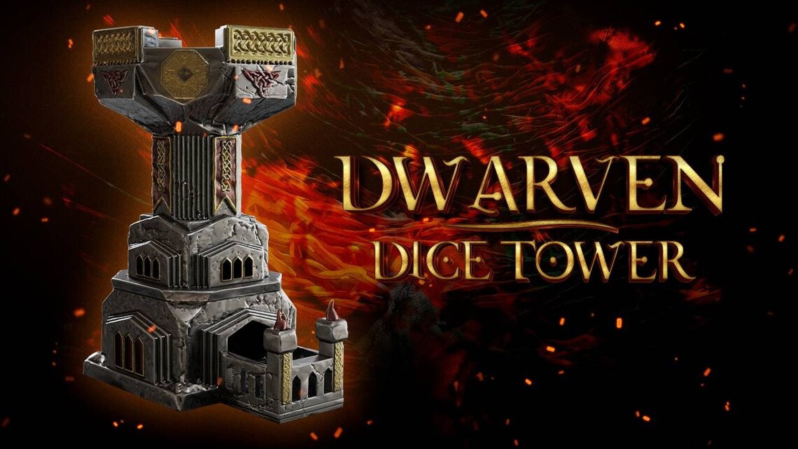 Dwarven Dice Tower - Etsy