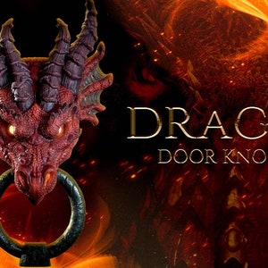 Dragon Door Knocker A Mythical Touch for Your Front Door - Etsy