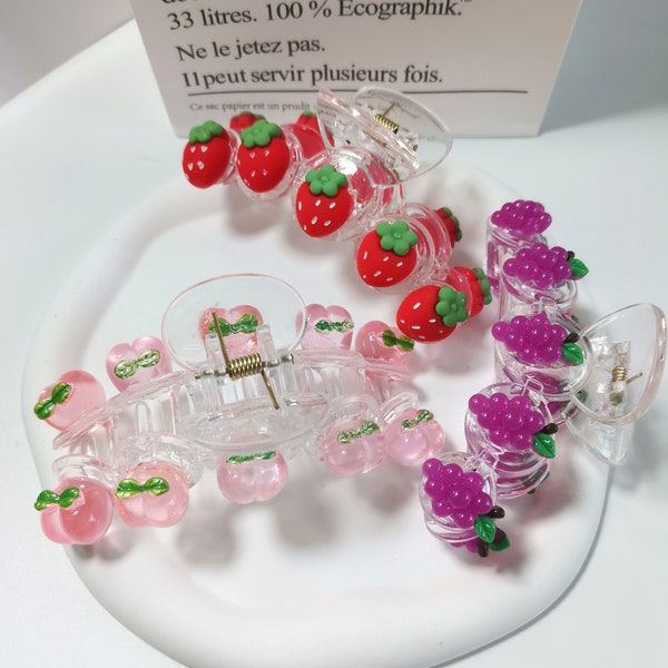 Fruit Hair Clips - Etsy