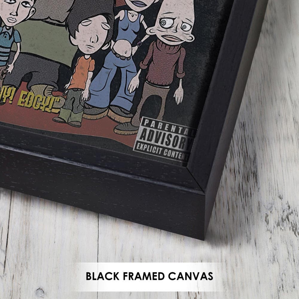 Slim Shady Is Hip Comic Art Book Canvas Print - Poster Retro Vintage ...