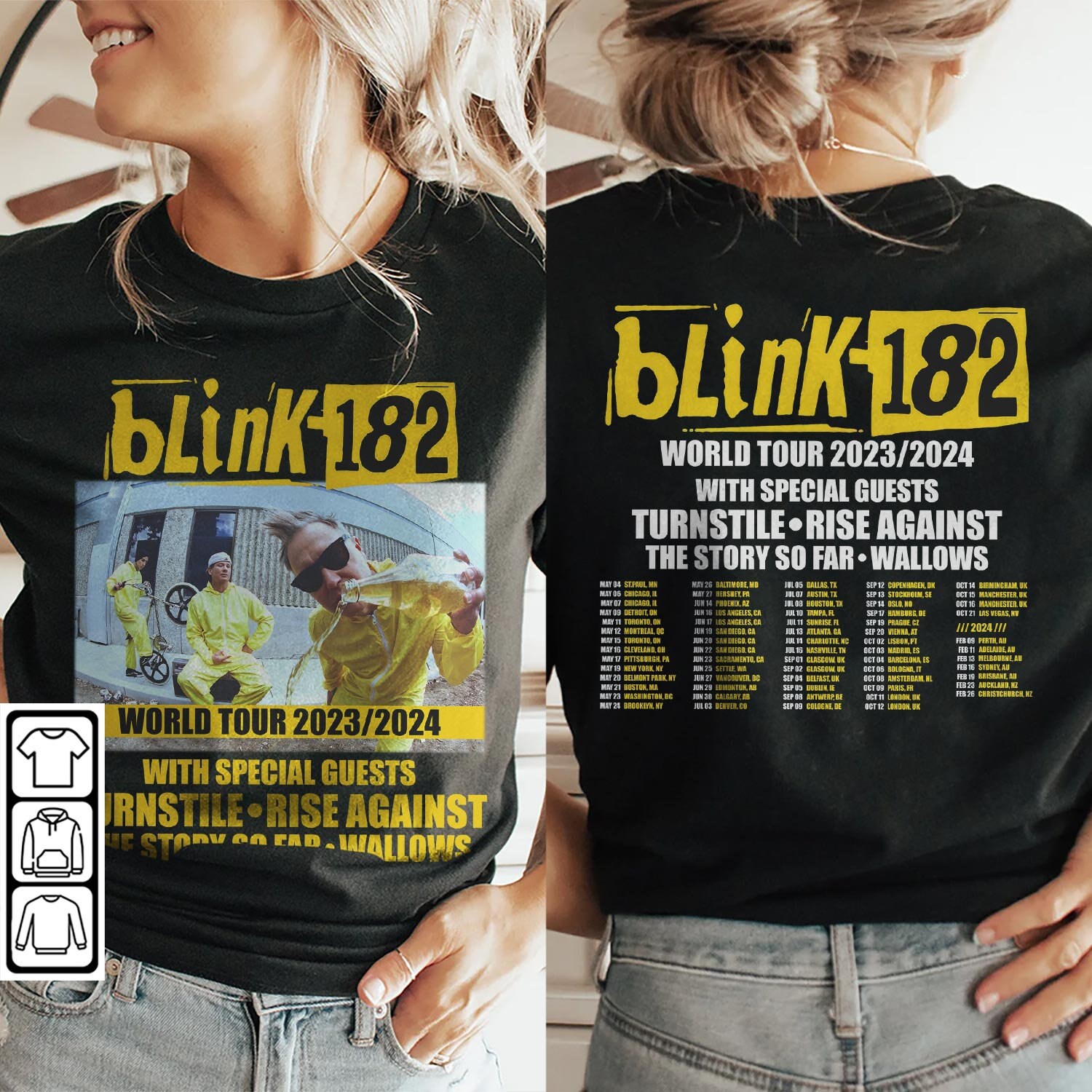 B182 Music Shirt, 2 Side B182 World Tour 2023 2024 sold by Persian ...