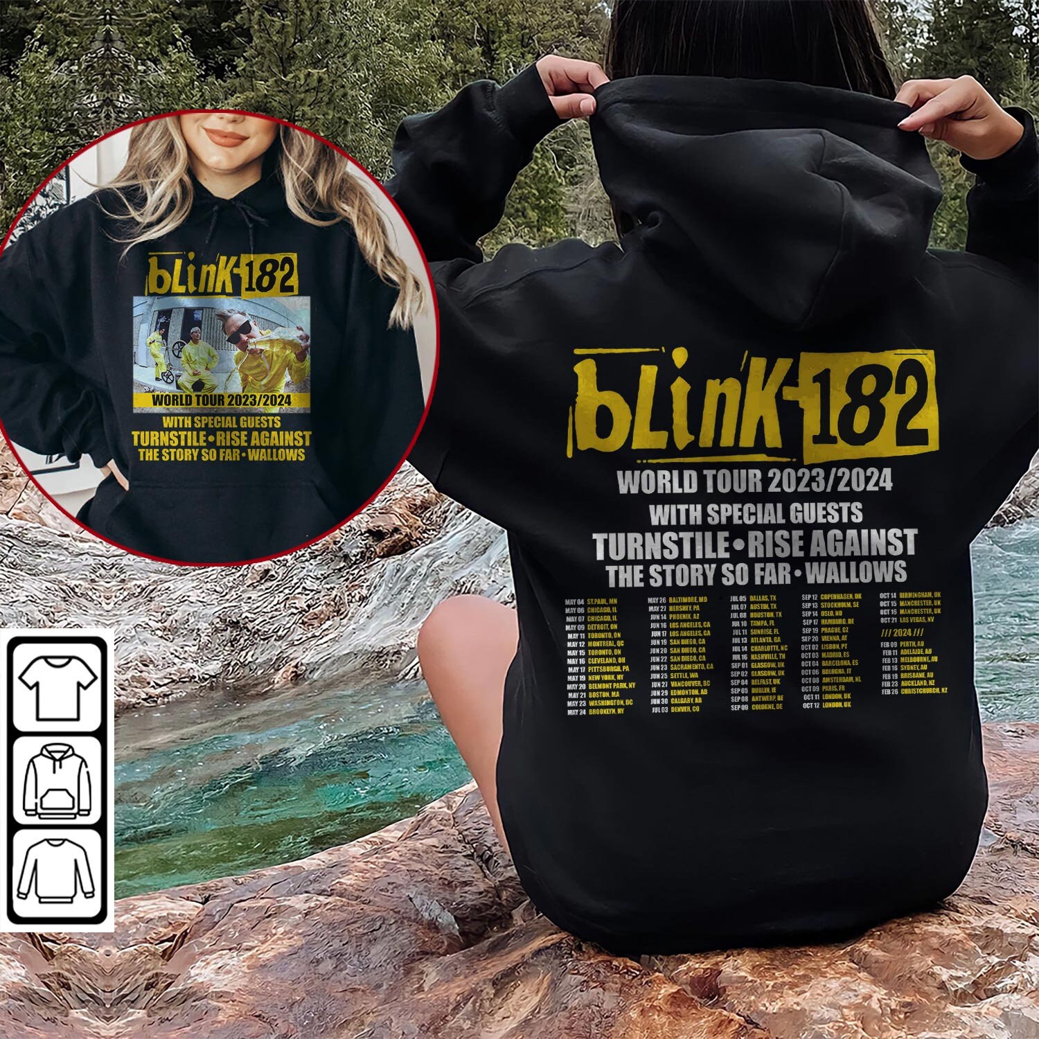 B182 Music Shirt, 2 Side B182 World Tour 2023 2024 sold by Persian ...