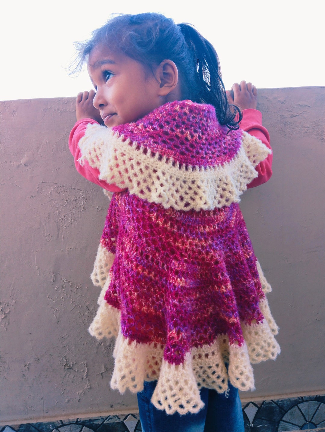 Handmade Woolen Shrug for Girls - Etsy