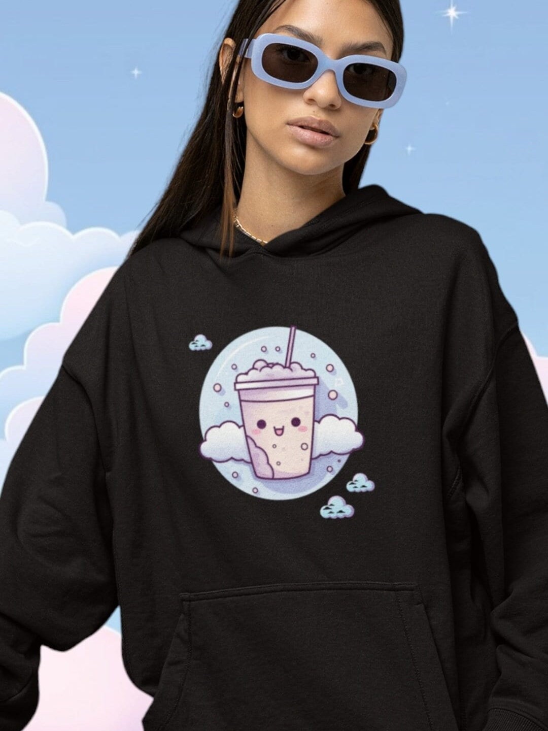Cute Kawaii Boba Tea Hoodie Bubble Tea Hoodie Boba Tea - Etsy
