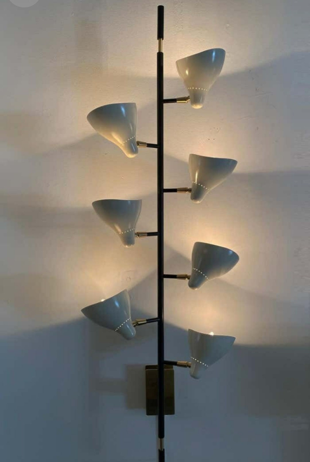 1950 Handmade Mid Century Modern Style Wall Sconce Lighting , Rotating ...