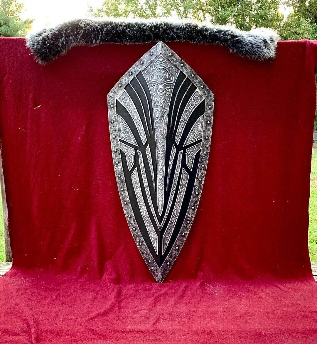 Medieval Black Knight Shield Cosplay LARP Display - Etsy