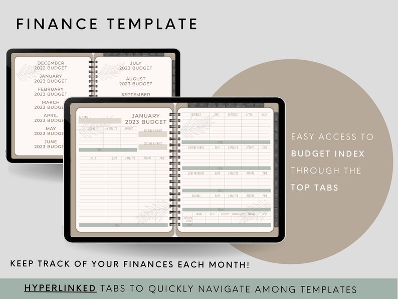 Goodnotes Boho 2023 Dated Digital Planner, iPad Notability, Android ...