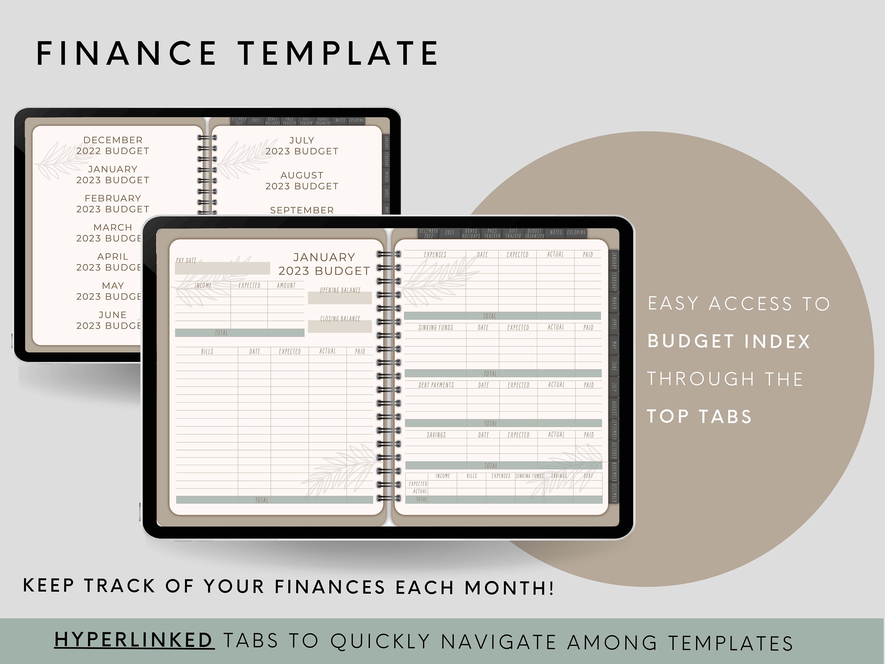 Goodnotes Boho 2023 Dated Digital Planner, iPad Notability, Android ...