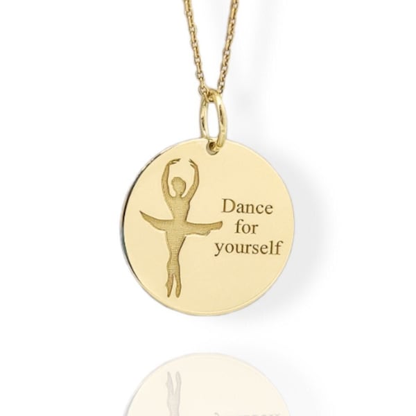 Ballerina Pendant - Etsy
