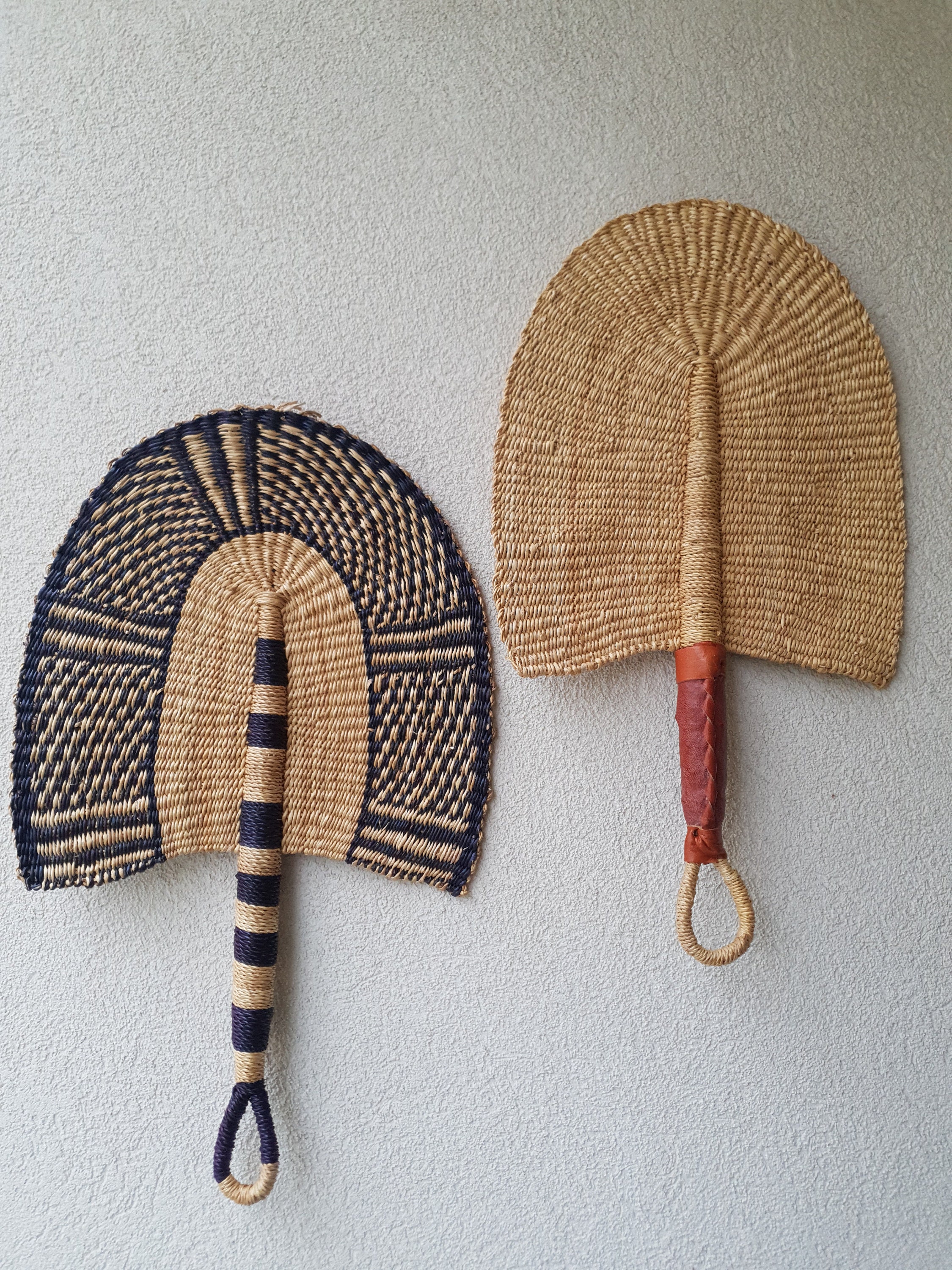 Ghana Fans Bolga Fan Hand Fan Straw Fan - Etsy