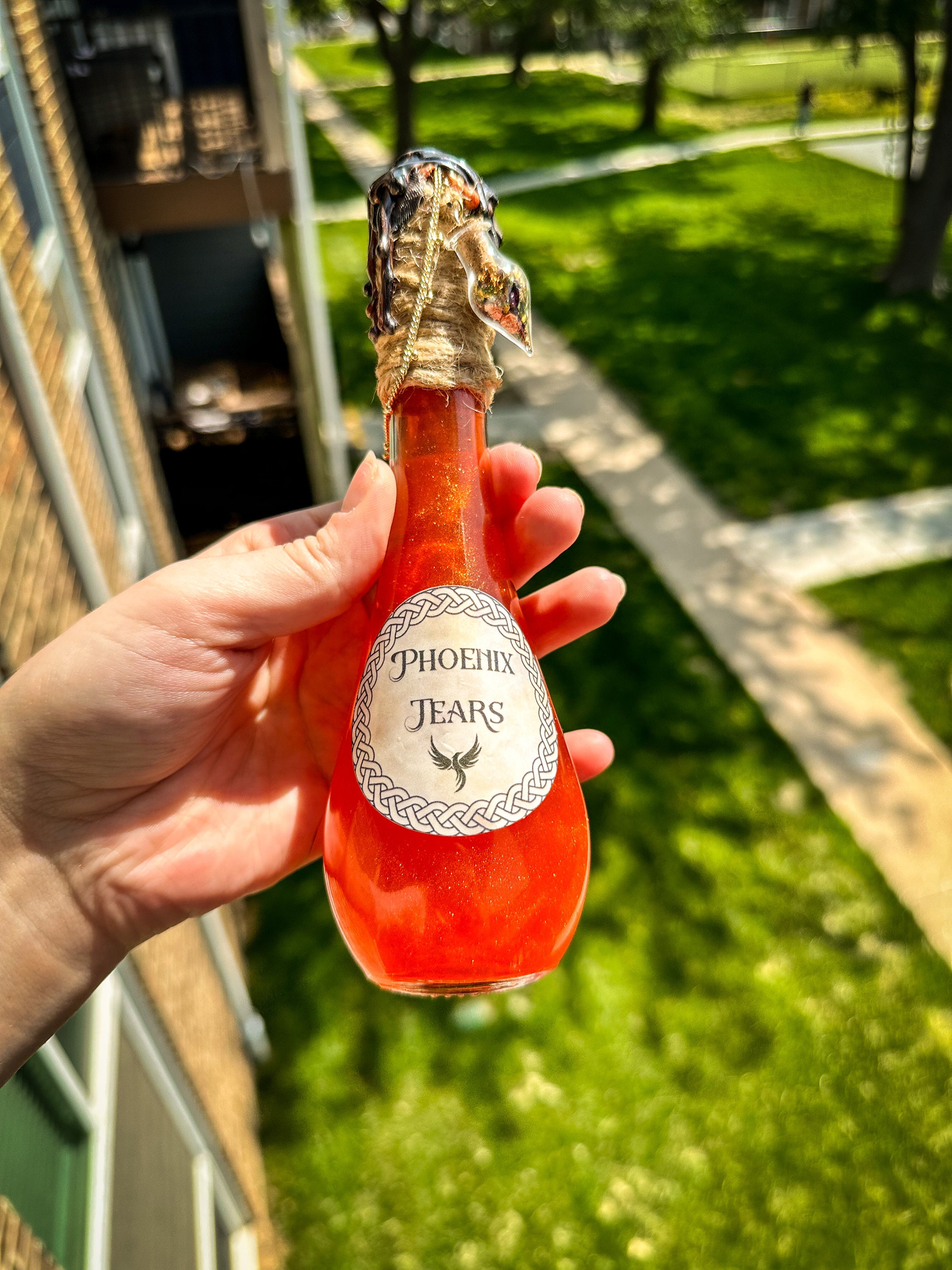 Fantasy Apothecary Bottles Phoenix Tears Potion - Etsy