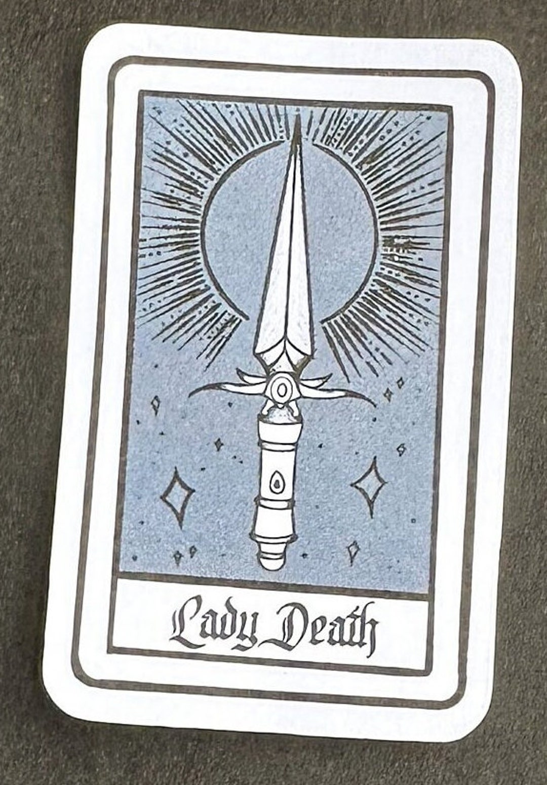 SJM Court of Silver Flames Nesta lady Death Sticker - Etsy