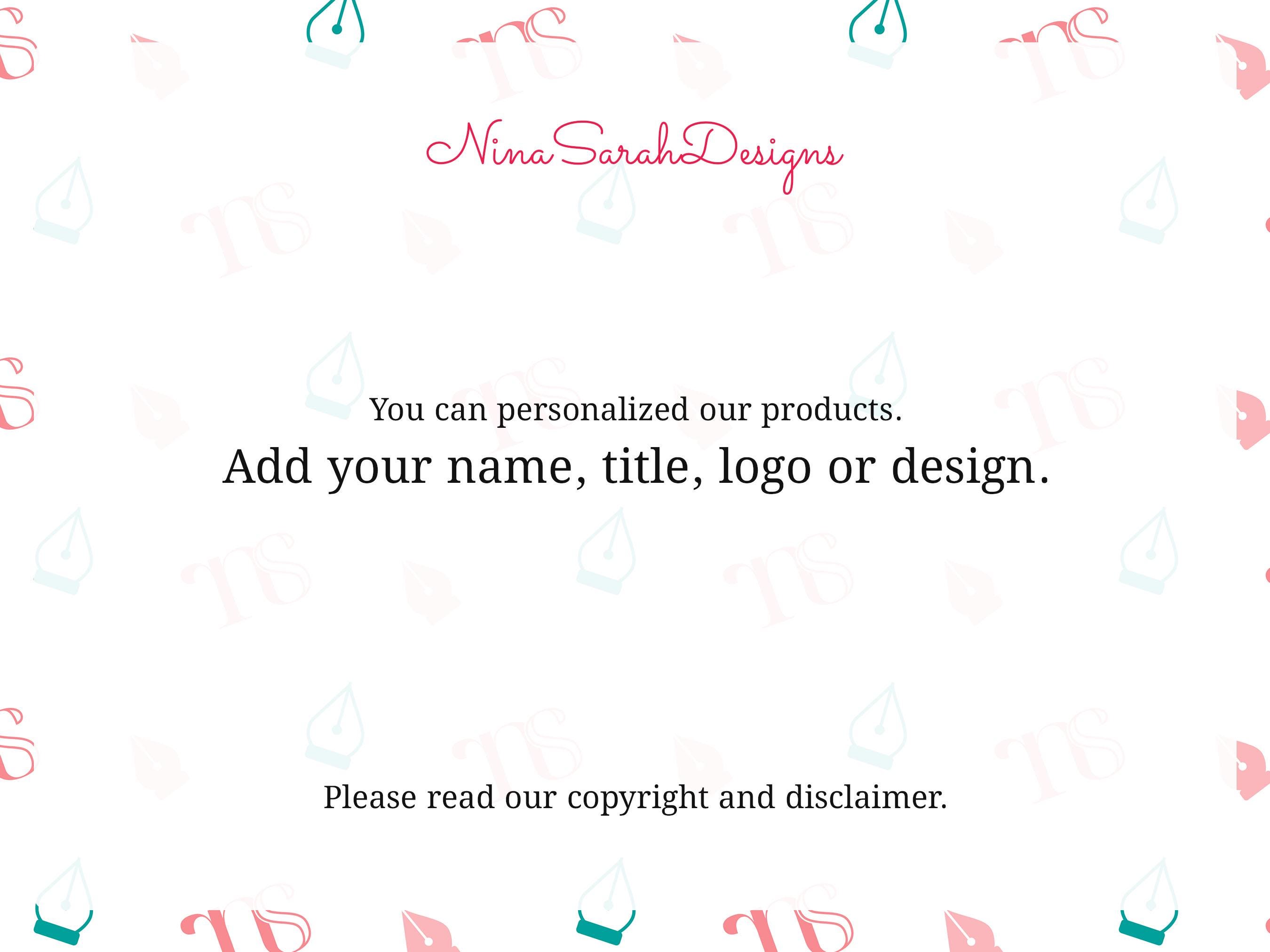 Hair Bow Ponytail Display Card Template: Printable Backing Card (PDF ...