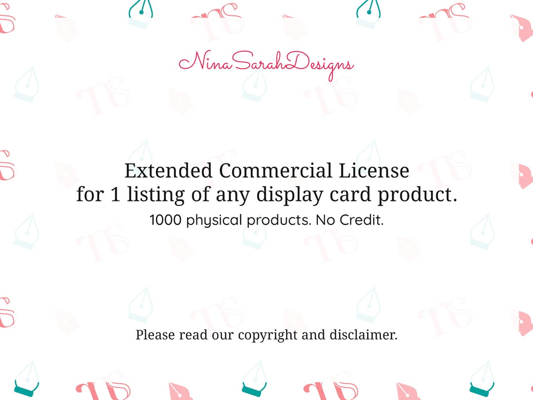 Extended Commercial License for 1 Listing of Any Display Card Product ...