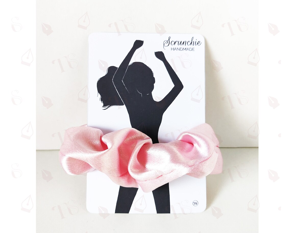 Scrunchies Display Card Template: Dancing Design (digital Download) - Etsy